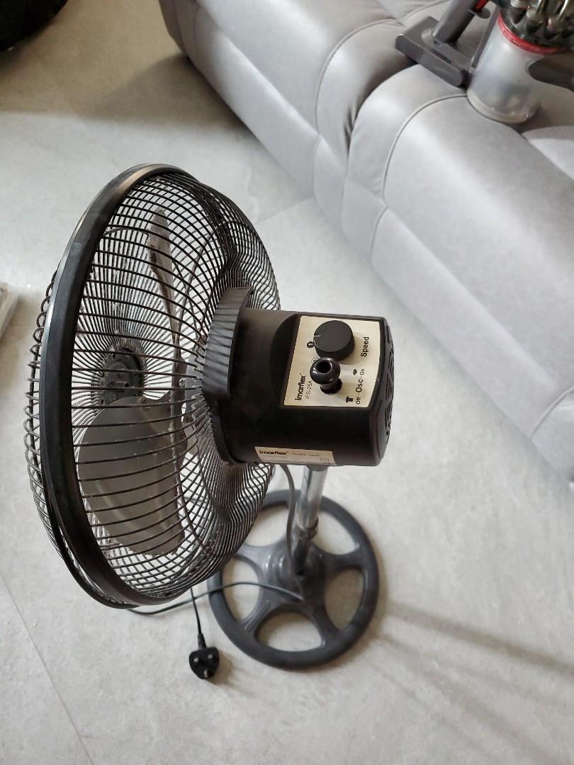 imarflex stand fan 伊瑪牌電風扇, 傢俬＆家居, 燈飾及風扇, 風扇 - Carousell