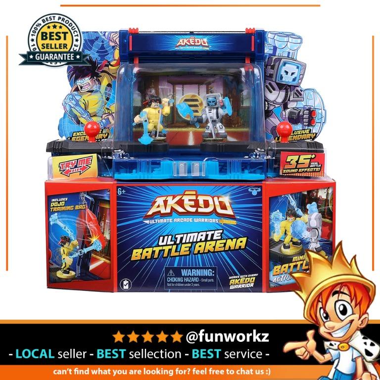 ~instock~ Akedo Ultimate Arcade Warriors Ultimate Battle Arena, Hobbies ...