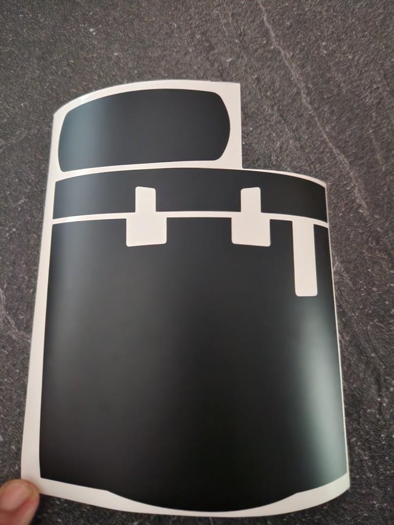 IU Unit Decal, Motorcycles, Motorcycle Accessories on Carousell