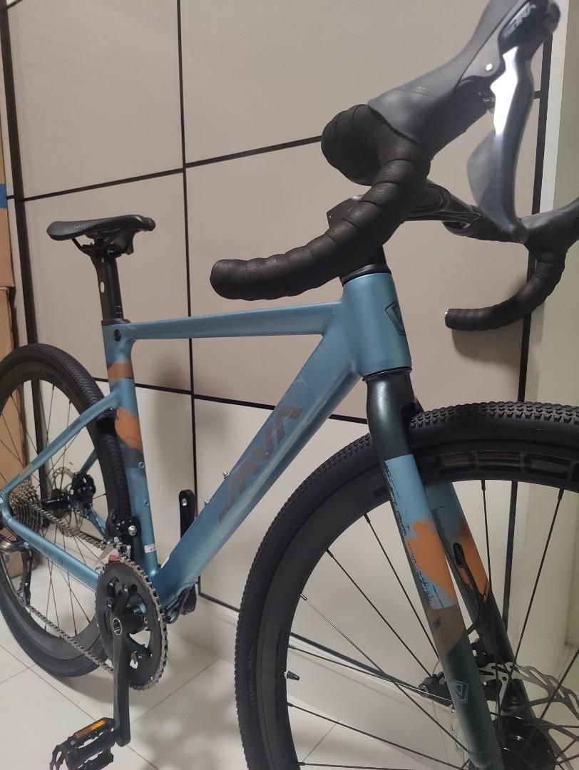 Java gravel bicycle, blue 47 brand-new, Sports Equipment, Bicycles ...
