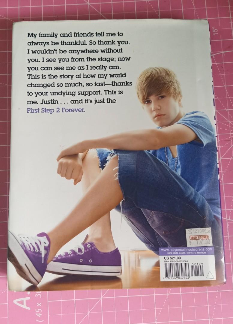 Justin Bieber First Step to Forever, Hobbies & Toys, Books & Magazines ...