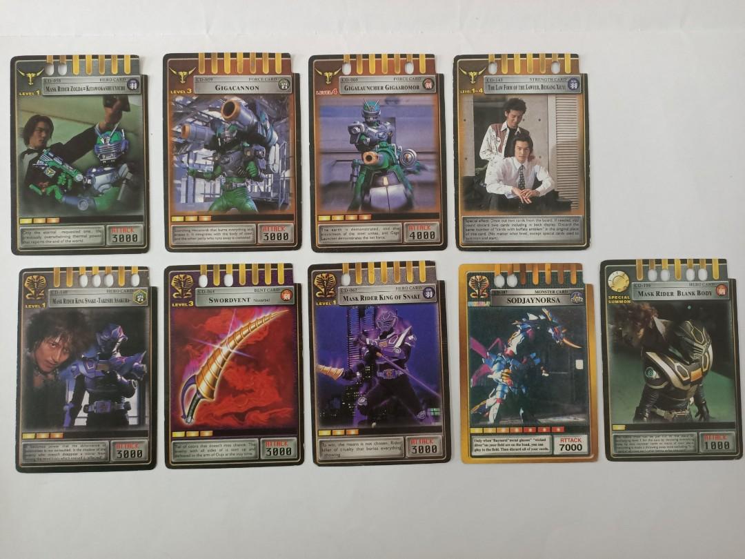 Kamen Rider Ryuki advent cards, Hobbies & Toys, Toys & Games on Carousell