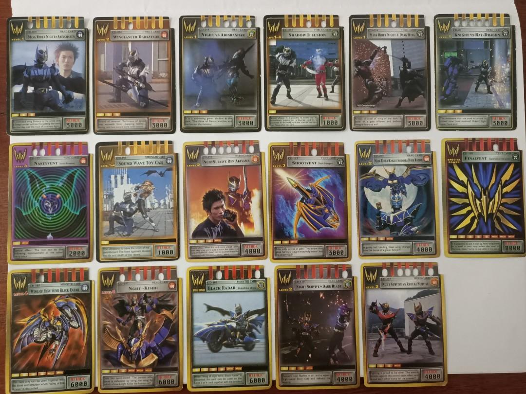 Kamen Rider Ryuki advent cards, Hobbies & Toys, Toys & Games on Carousell