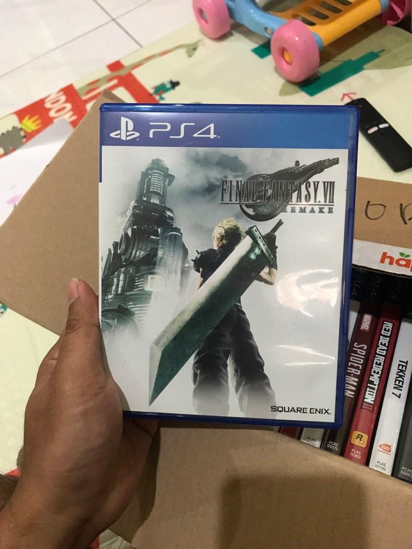 Kaset PS4 Final Fantasy VII Remake original, Video Game, Konsol di Carousell