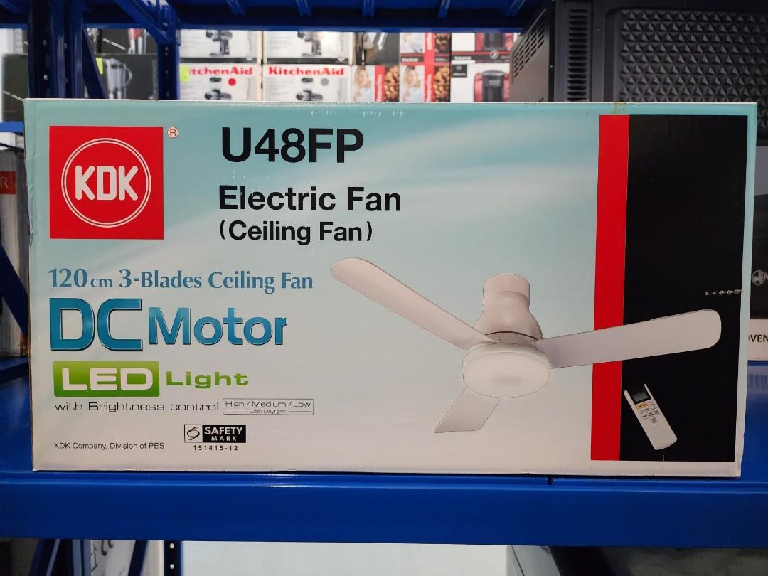 KDK U48FP 48" DC LED Ceiling Fan BRAND NEW FREE DELIVERY & BASIC ...
