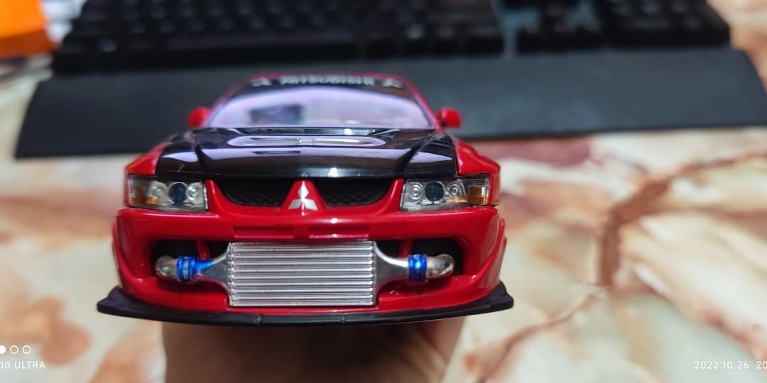 Kentoys extreme tuner wild tuner Mitsubishi evo evolution 1/24, Hobbies ...