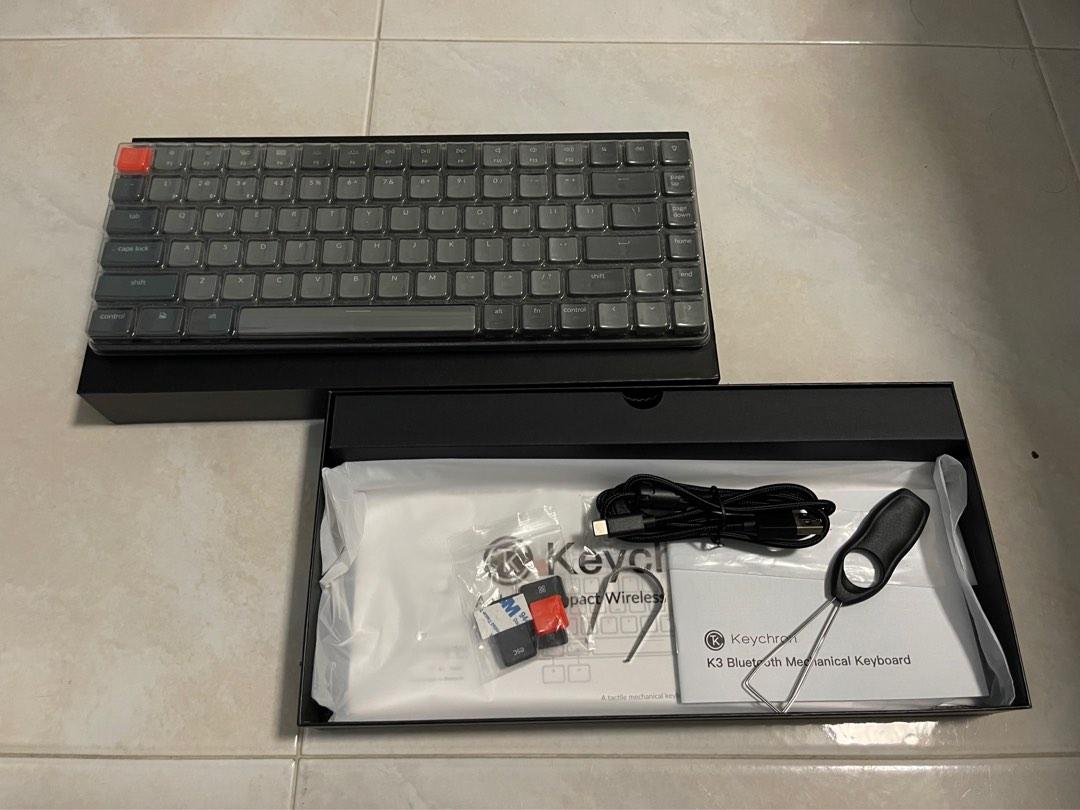 Keychron K3 V2 rgb (Brown switch), Computers & Tech, Parts ...