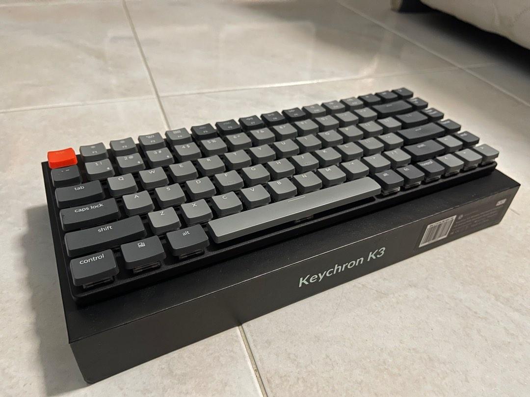 Keychron K3 V2 rgb (Brown switch), Computers & Tech, Parts ...