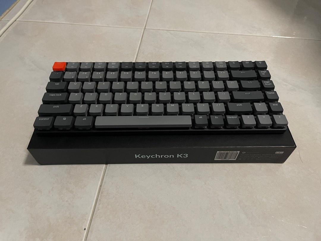 Keychron K3 V2 rgb (Brown switch), Computers & Tech, Parts ...
