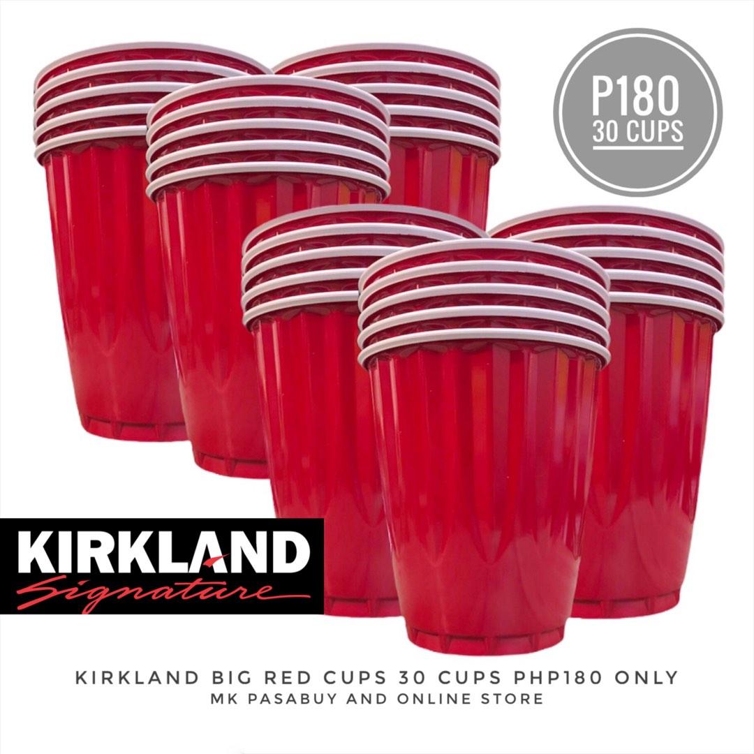 Kirkland Big Red Cups 30pcs, Furniture & Home Living, Kitchenware ...