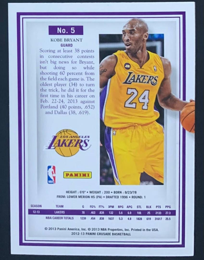Kobe Bryant "Angel Wings" Card, Hobbies & Toys, Toys & Games on Carousell
