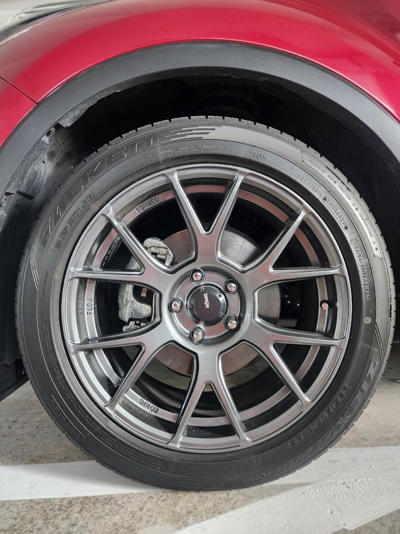 KONIG Ampliform 18" 5x114.3 Rims only (not OZ, Enkei, Rays, BBS, SSR), Car Accessories, Tyres ...