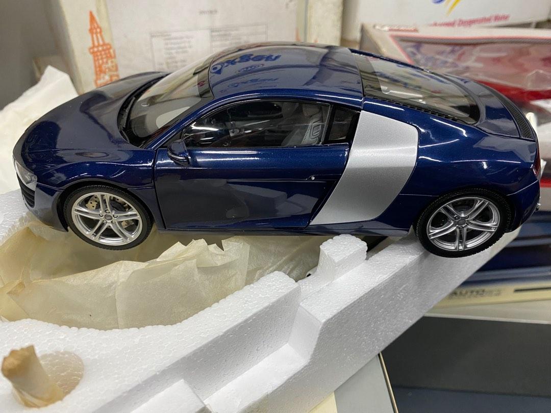 Kyosho Audi R8 - metallic Blue/ Silver (1:18 scale), Hobbies & Toys, Toys & Games on Carousell