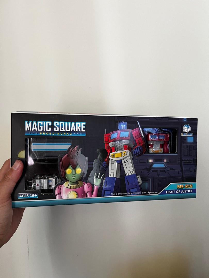 Legends Scale Optimus Prime with Trailer Magic Square MS-B18 Light of ...