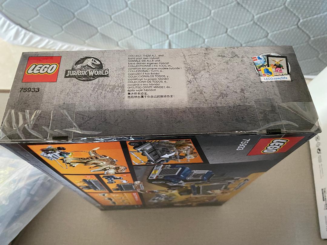 LEGO 75933 T REX TRANSPORT JURASSIC WORLD, 興趣及遊戲, 玩具 & 遊戲類 - Carousell