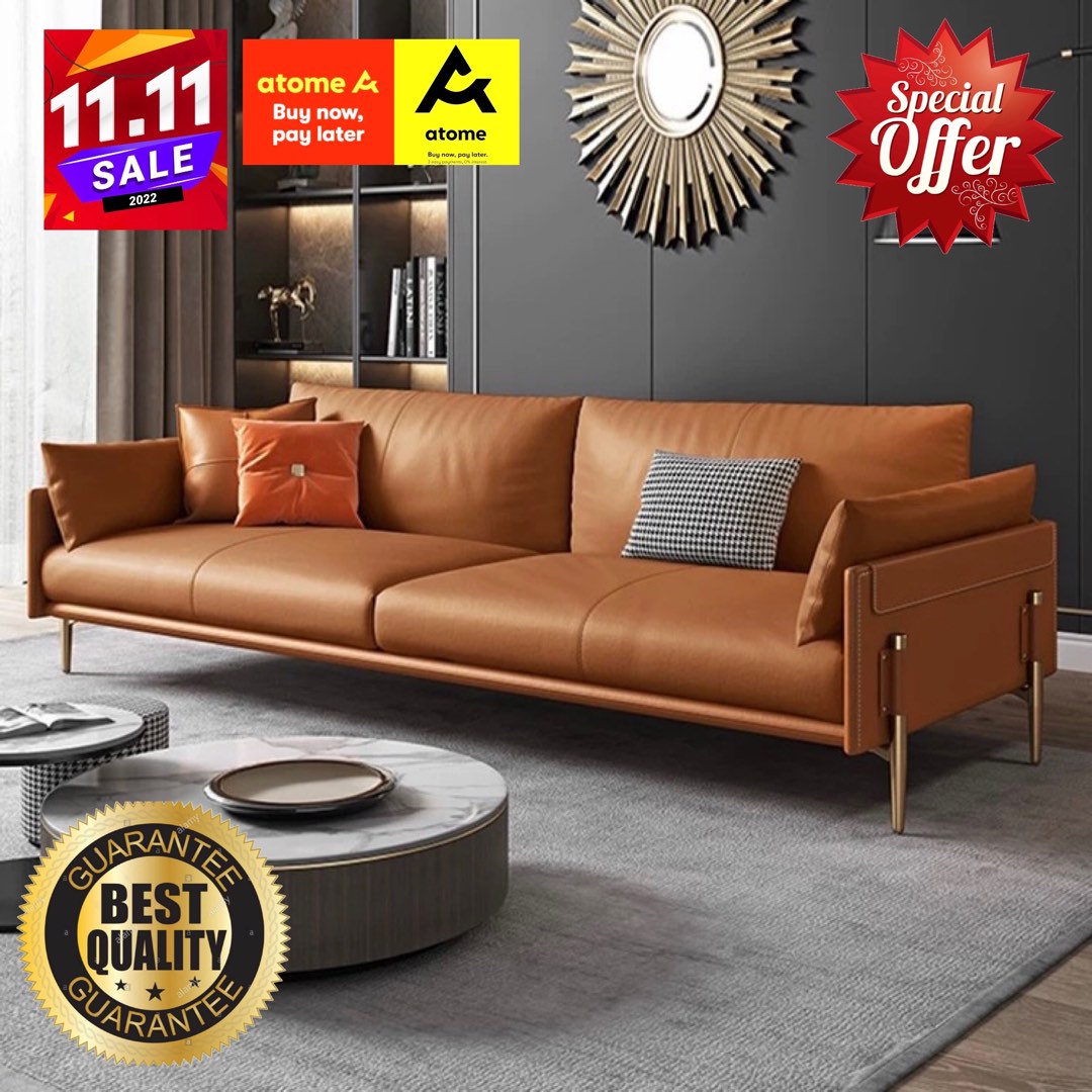 Length 150cm Sonia Designer Luxury Sofa Available in High Quality Faux ...