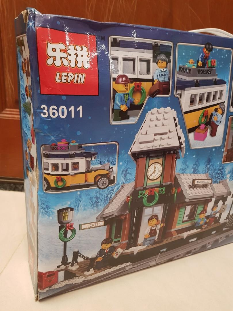 Lepin 36011(Not Lego Expert 10259 Winter Village Station)(Price include ...