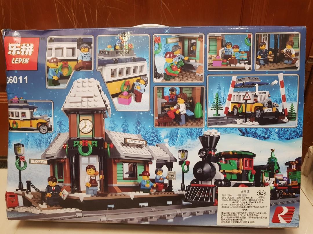 Lepin 36011(Not Lego Expert 10259 Winter Village Station)(Price include ...