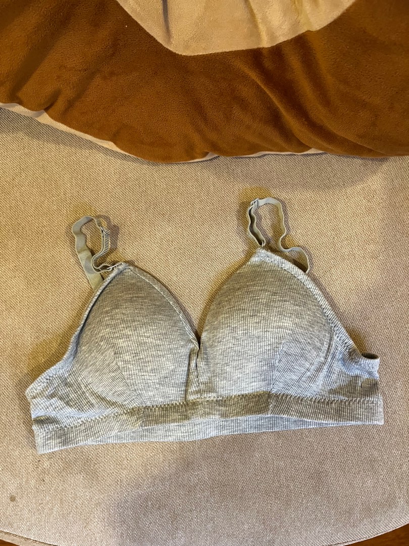 Light Gray Lounge Bra Garterized, Women's Fashion, Undergarments ...