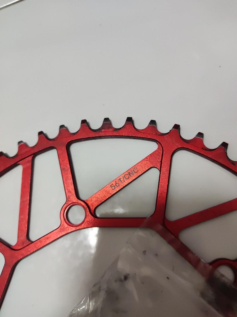 Litepro chainring 56T, Sports Equipment, Bicycles & Parts, Parts ...