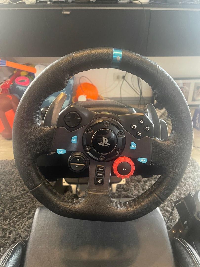 Logitech G29 steering wheel set + Playseat evolution racing seat, Video ...