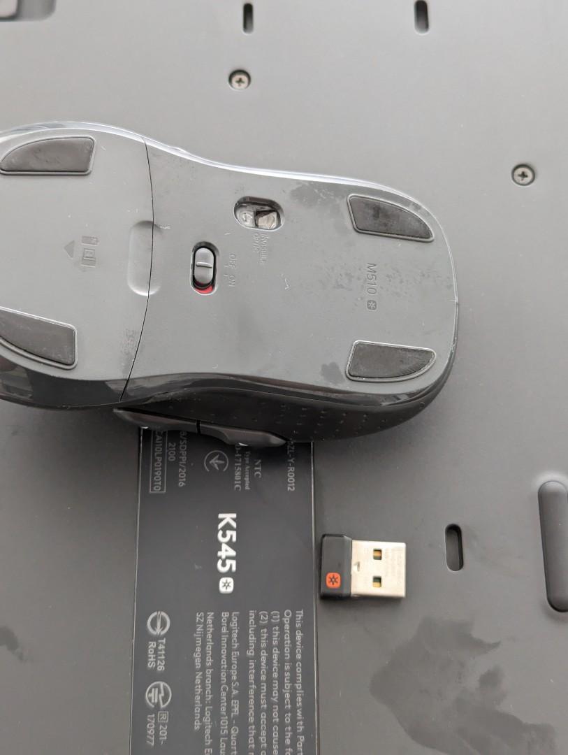 Logitech Mk545 Advanced Wireless Keyboard And Mouse Set Computers And Tech Parts And Accessories