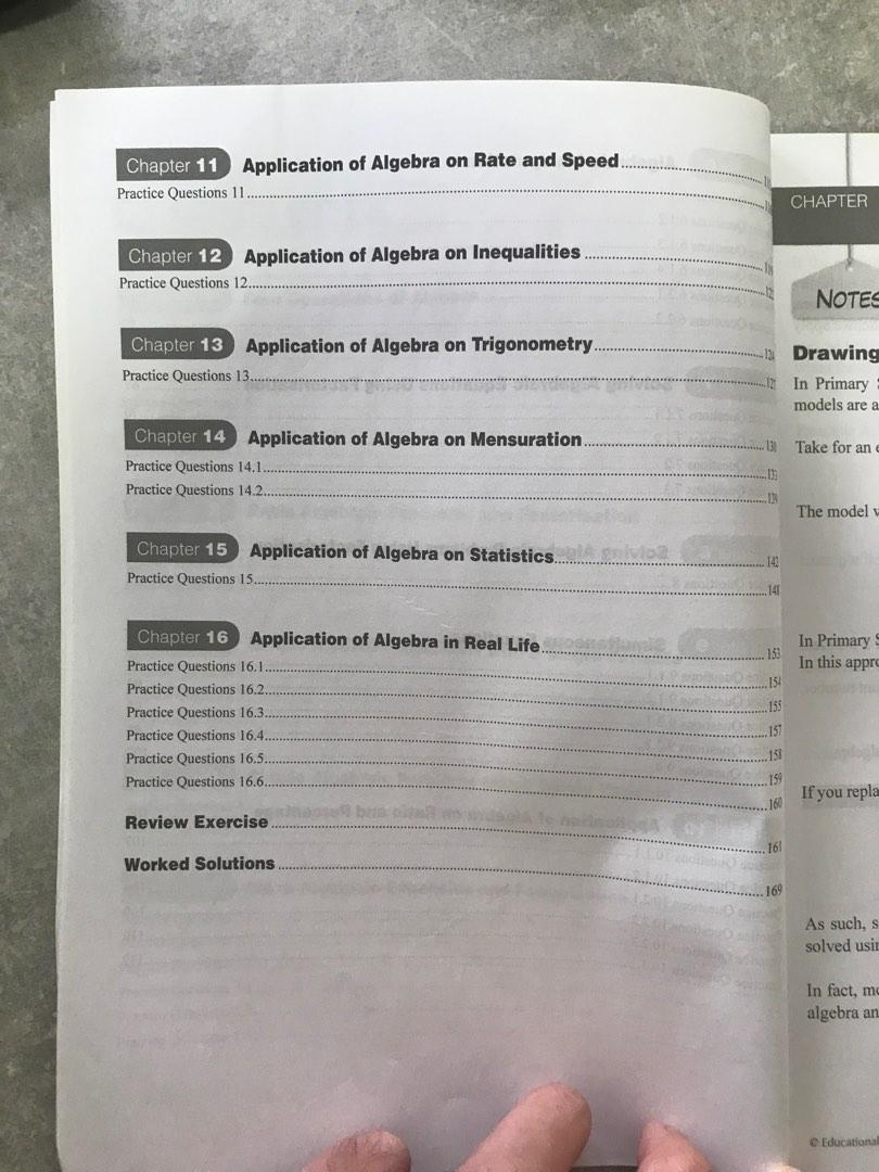 lower sec maths algebra assessment book, Hobbies & Toys, Books ...