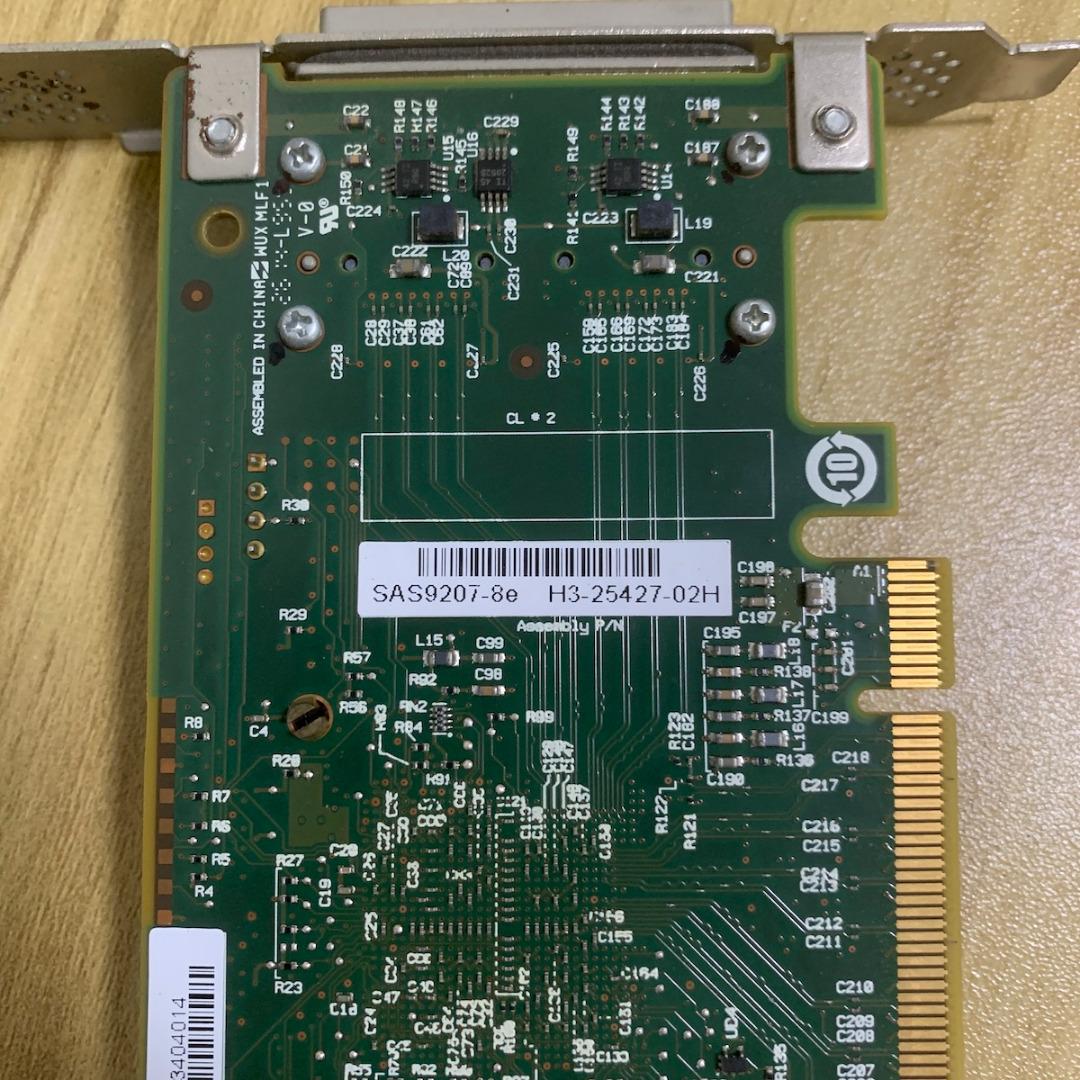 LSI 9207-8E HBA SAS SATA External Storage Controller, Computers & Tech, Parts & Accessories ...