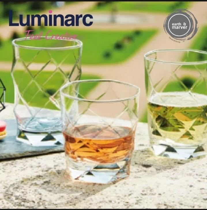 Luminarc 6 pcs 350 ml glass, TV & Home Appliances, Kitchen Appliances ...
