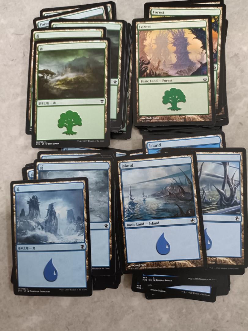 Magic the Gathering MTG - land cards, Hobbies & Toys, Toys & Games on ...