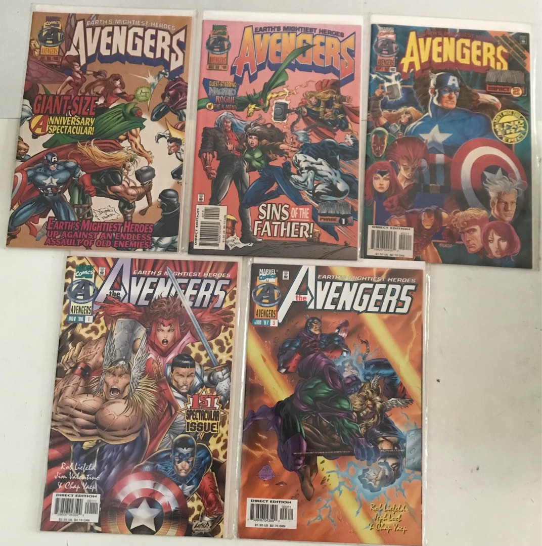 Marvel Comics The Avengers (1996), Hobbies & Toys, Books & Magazines ...