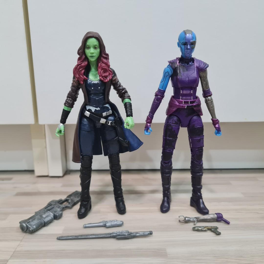 Marvel Legends Gamora and Nebula, Hobbies & Toys, Toys & Games on Carousell
