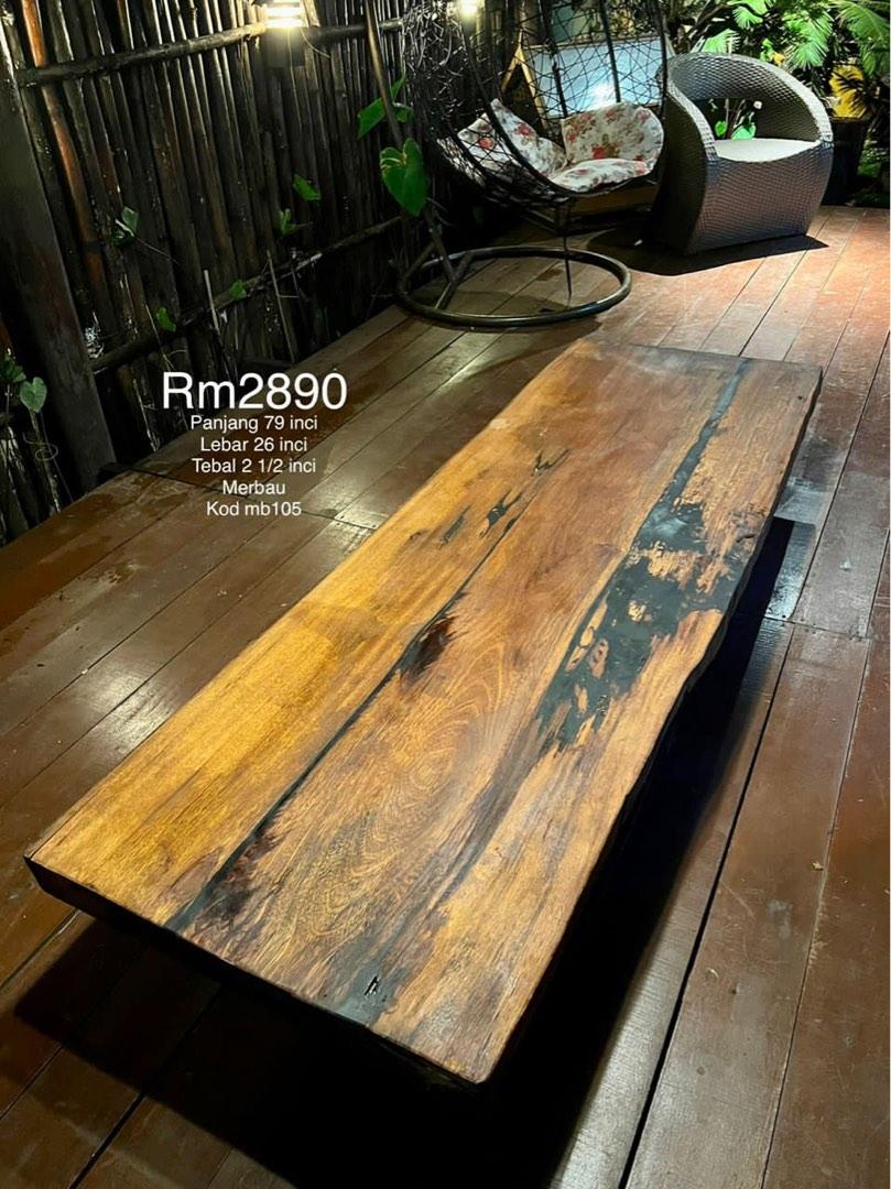Merbau Table, Furniture & Home Living, Outdoor Furniture on Carousell