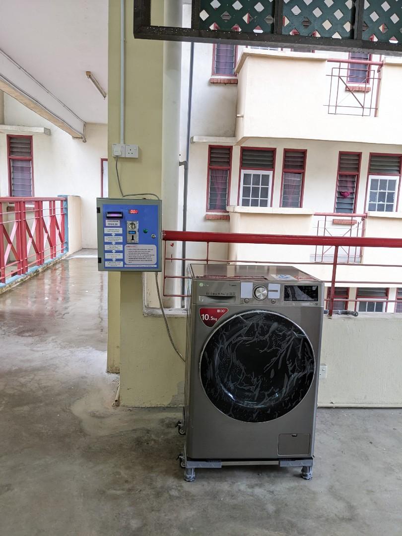 Mesin Basuh Layan Diri Bajet Front Load 10.5kg/15kg, TV & Home ...