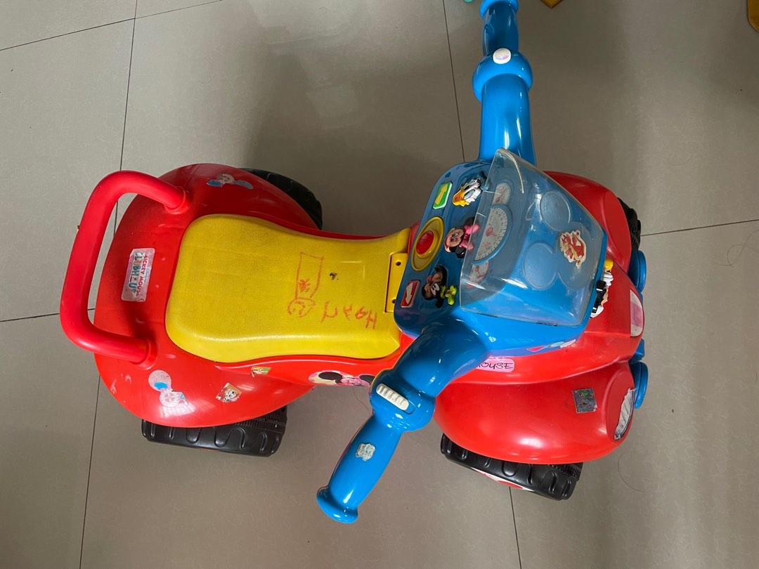 Mickey Mouse Ride-On Car (heavy duty), Hobbies & Toys, Toys & Games on ...