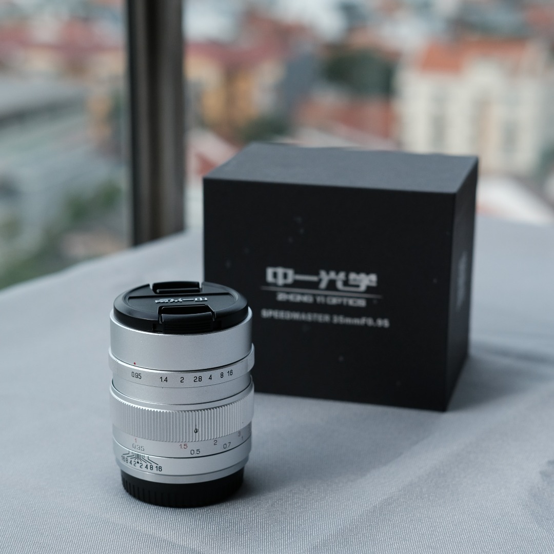 Mitakon Zhongyi Speedmaster 35mm f/0.95 Mark II - Fuji X, SILVER ...