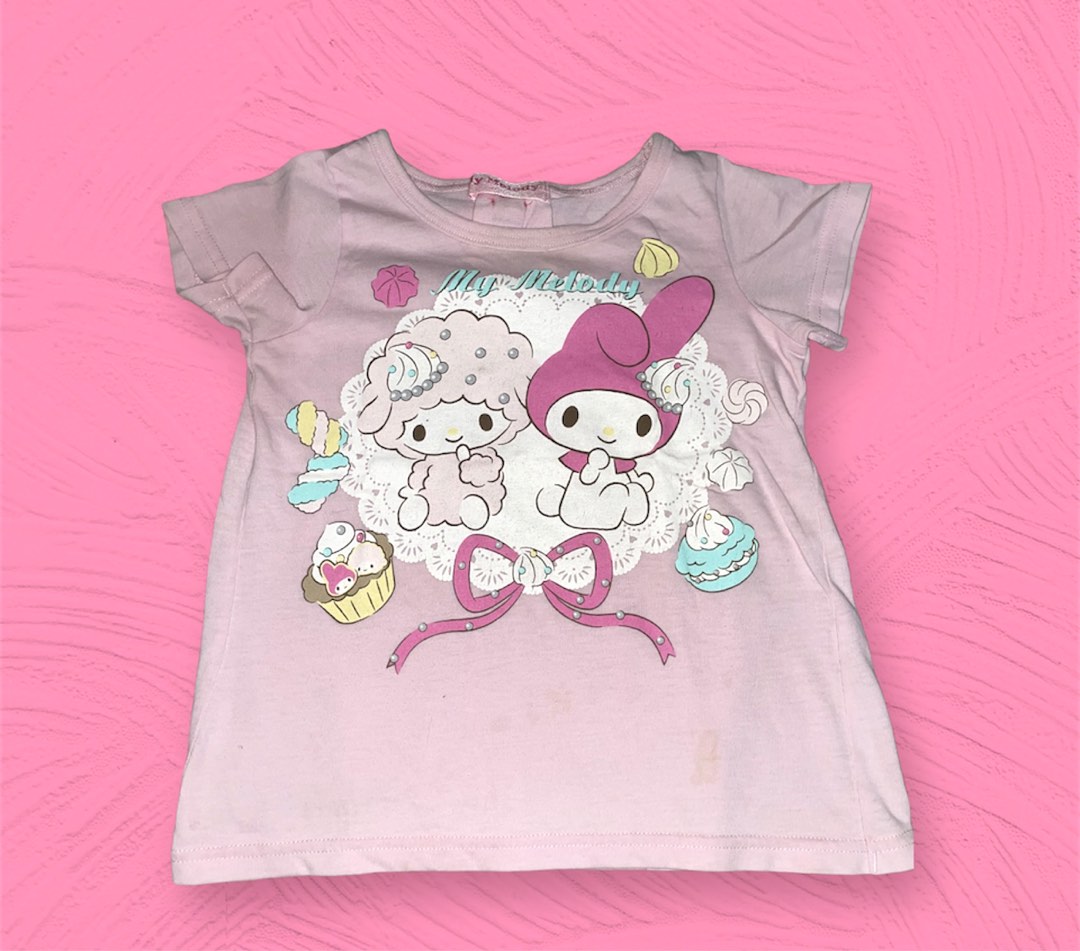 My Melody baby tee y2k, Babies & Kids, Babies & Kids Fashion on Carousell