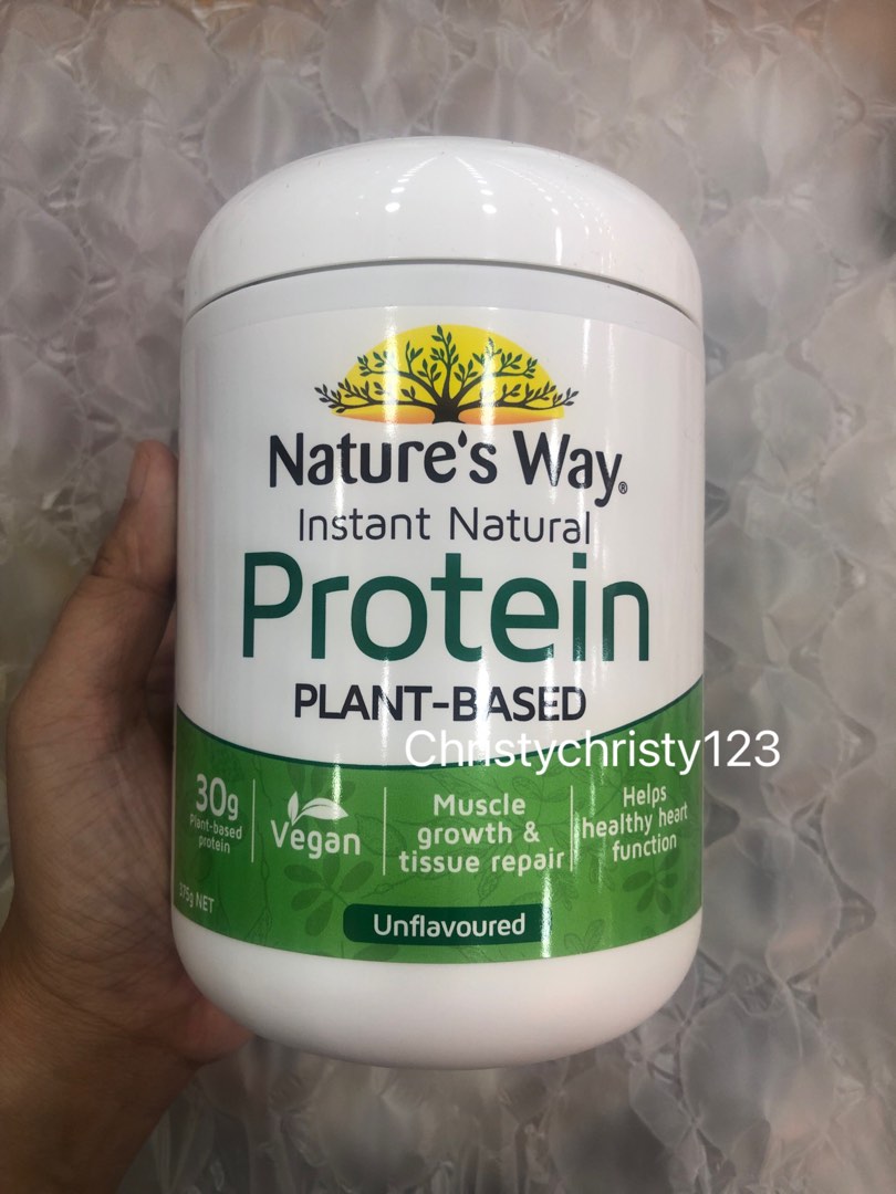 (現貨 375g) ~Nature's Way 原味天然蛋白粉 (Nature's Way Protein Plant-Based) ~ 到期 ...