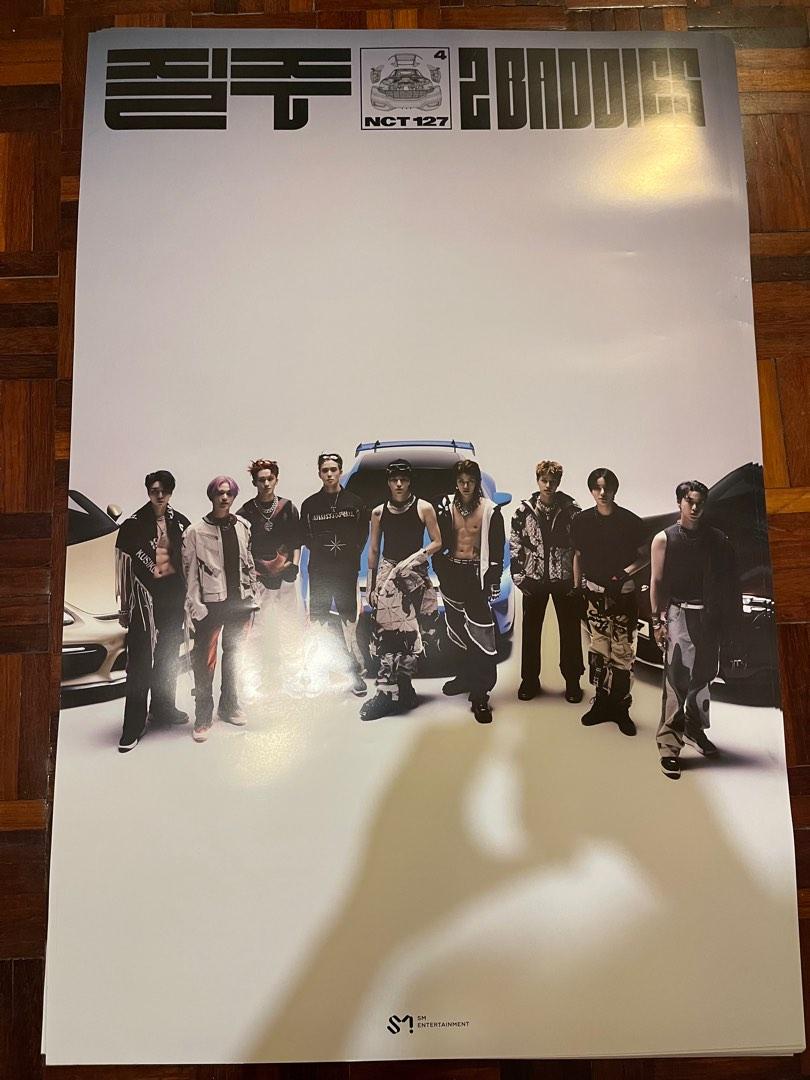 Nct127 2 baddies poster, 興趣及遊戲, 收藏品及紀念品, 韓流 - Carousell