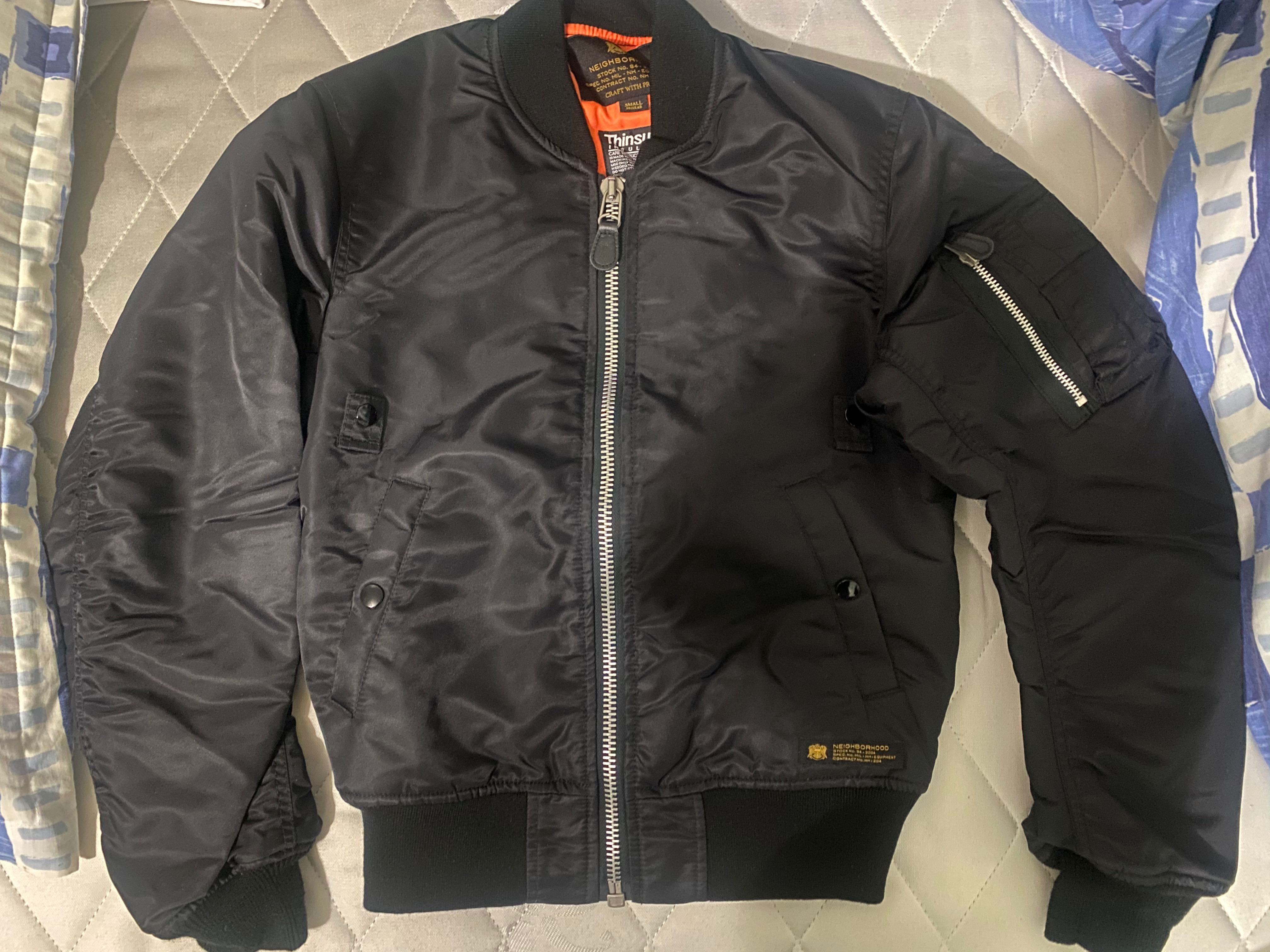 Neighbourhood ma1 s碼, 男裝, 外套及戶外衣服 - Carousell