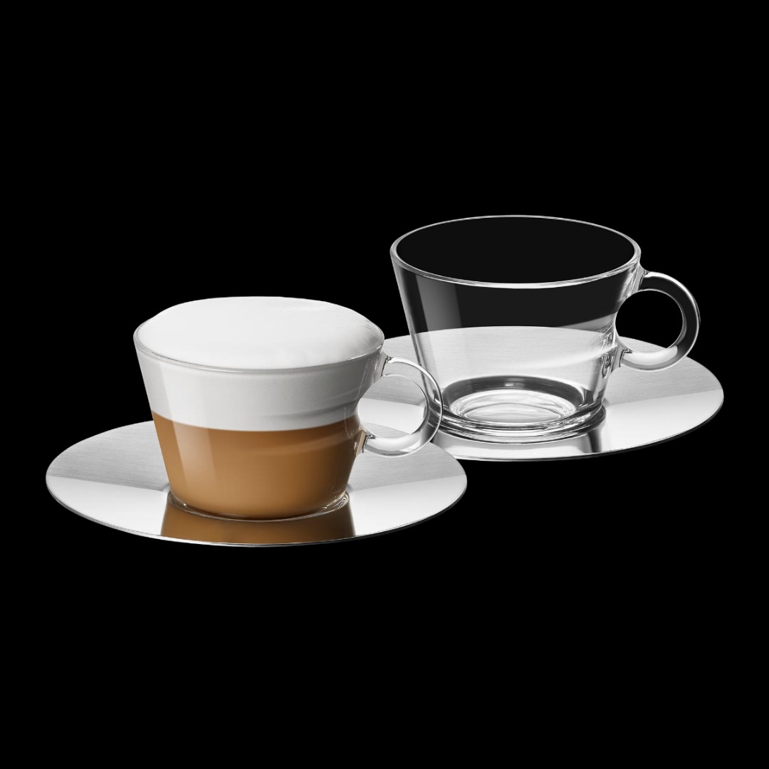 NESPRESSO VIEW Cappuccino Cups x 2 (180ml), Furniture & Home Living ...
