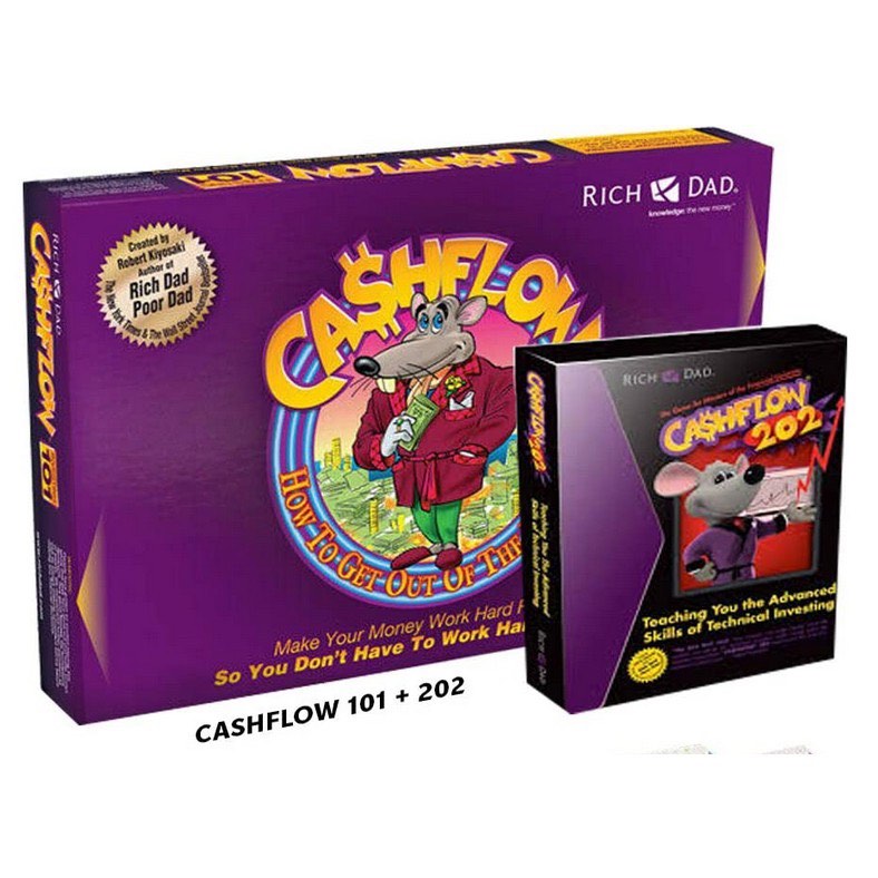 (NEW) Cashflow 101 , Cashflow 202 , mandarin Cashflow board Game Rich ...
