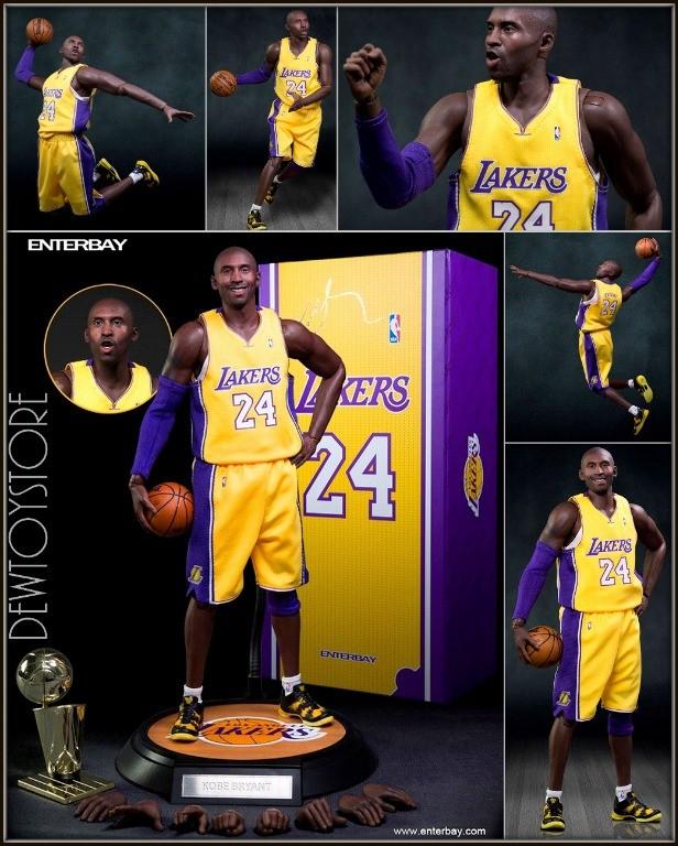 New Kobe Bryant Real Masterpiece 1:6 Scale Action Figure NBA Authentic ...