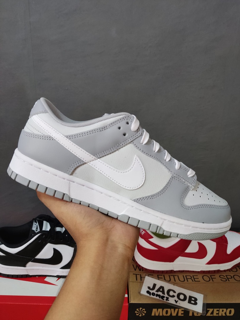 Nike Dunk Low Two Tone Grey, Men's Fashion, Footwear, Sneakers on Carousell