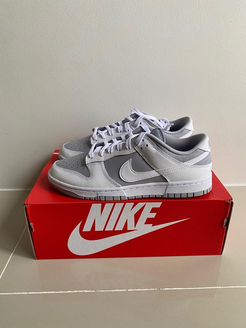 Nike Dunk Low Wolf Grey, Men's Fashion, Footwear, Sneakers on Carousell