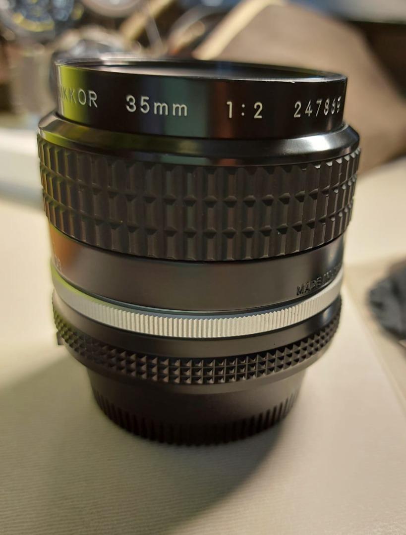 Nikon Nikkor AI-S AIS A-IS 35mm f2 manual lens MF, Photography, Lens ...