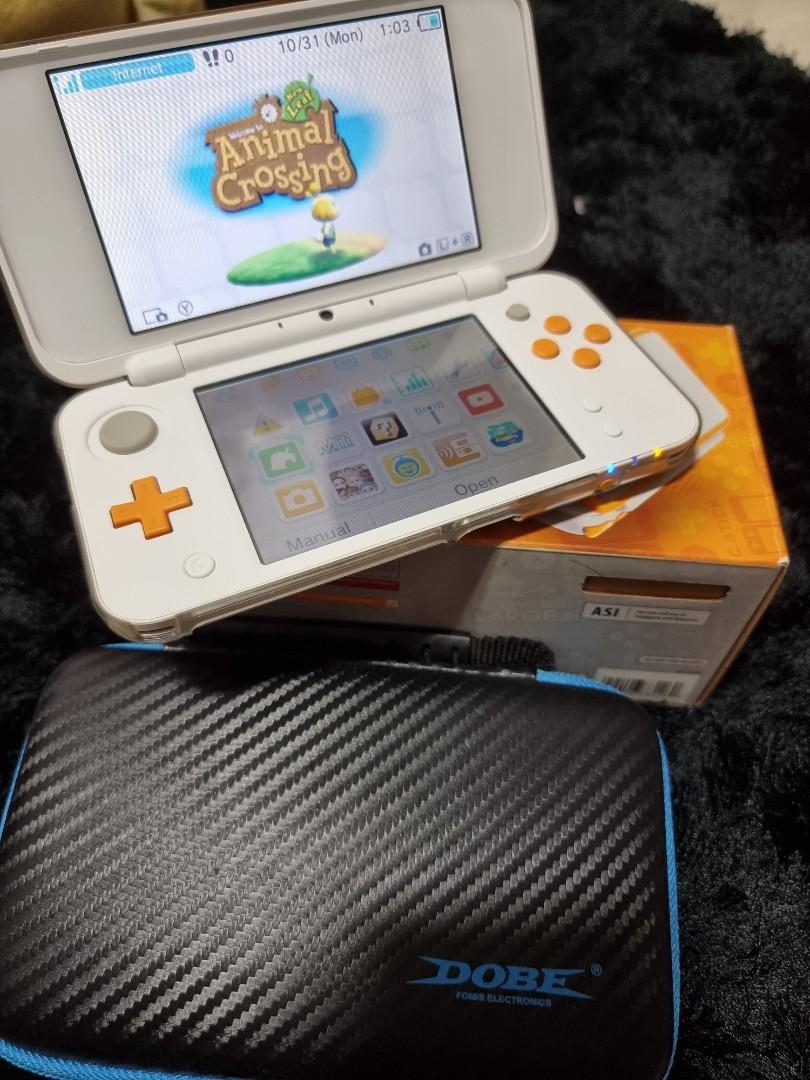 Nintendo 2DS XL - Orange and White (With Games), Video Gaming, Video ...