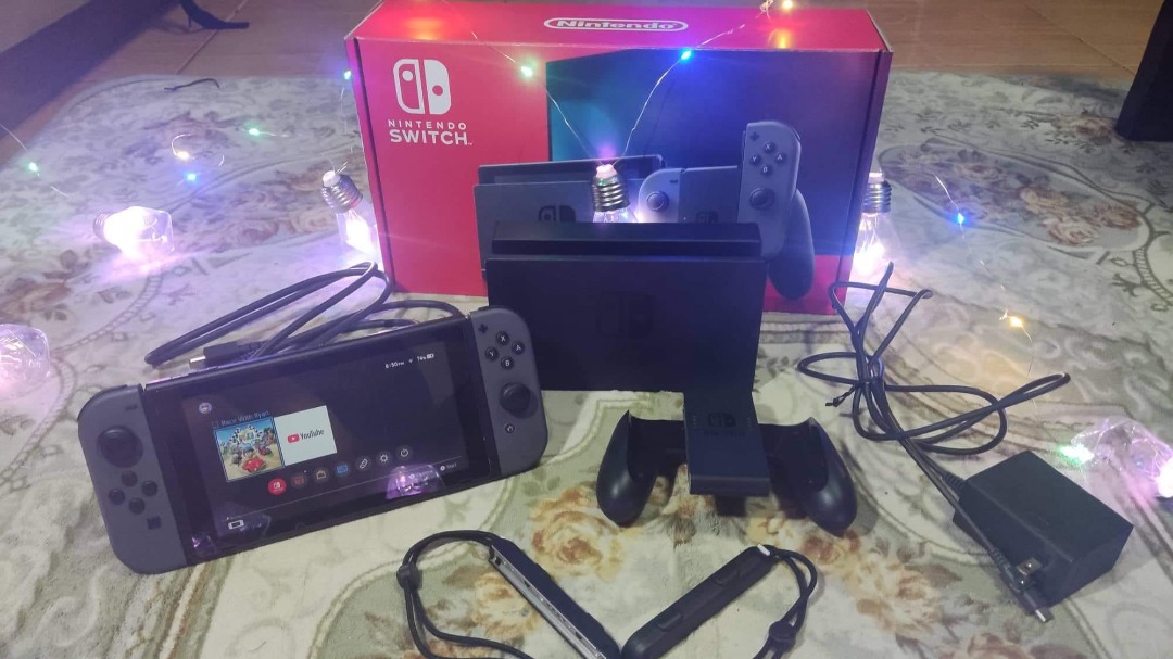 Nintendo Switch V2 Gray, Video Gaming, Video Game Consoles, Nintendo on ...
