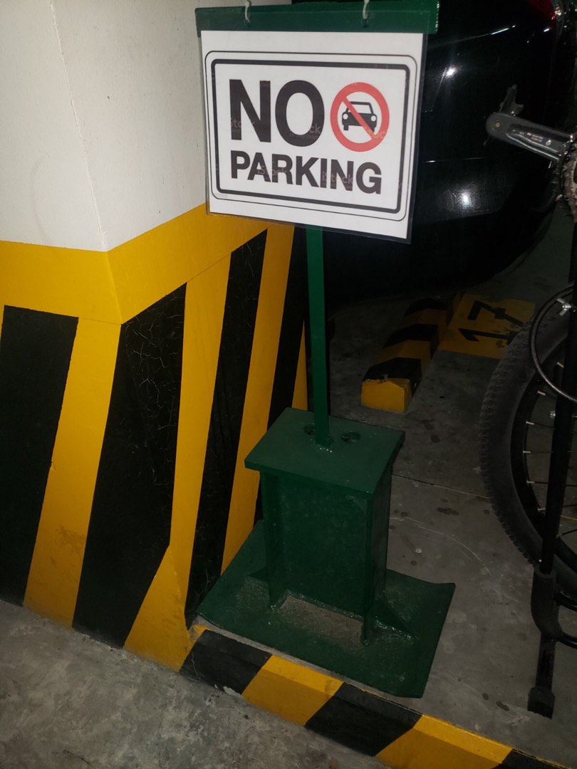No Parking sign, Commercial & Industrial, Industrial Equipment on Carousell
