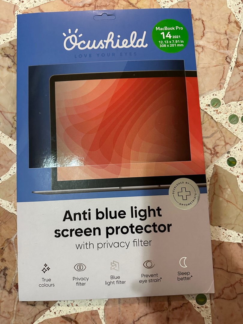 Ocushield Blue Light Screen Protectoe, Computers & Tech, Parts ...
